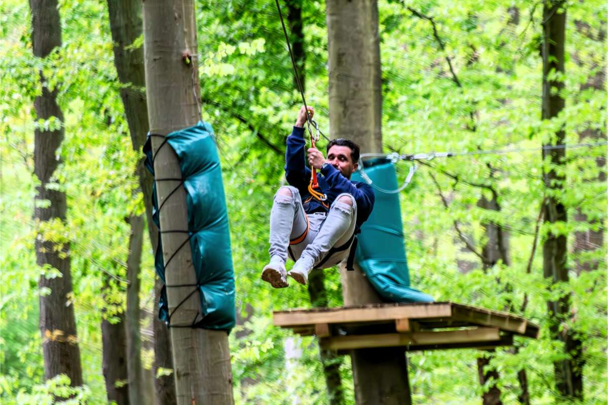 Arboréo, le parc aventure en pleine nature à Charleroi